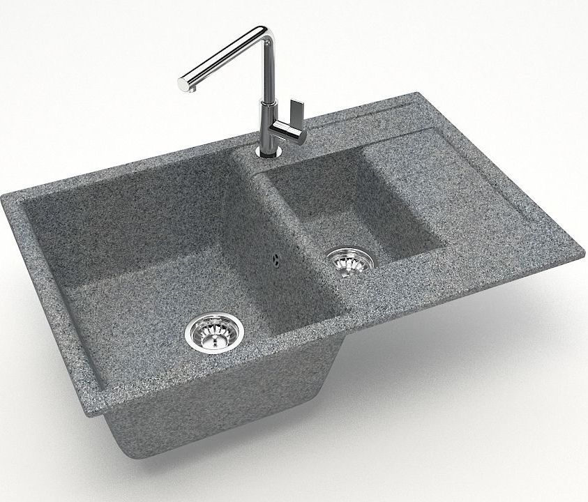 Кухонная мойка Marrbaxx из литьевого мрамора (песочная) 210Q5 ...