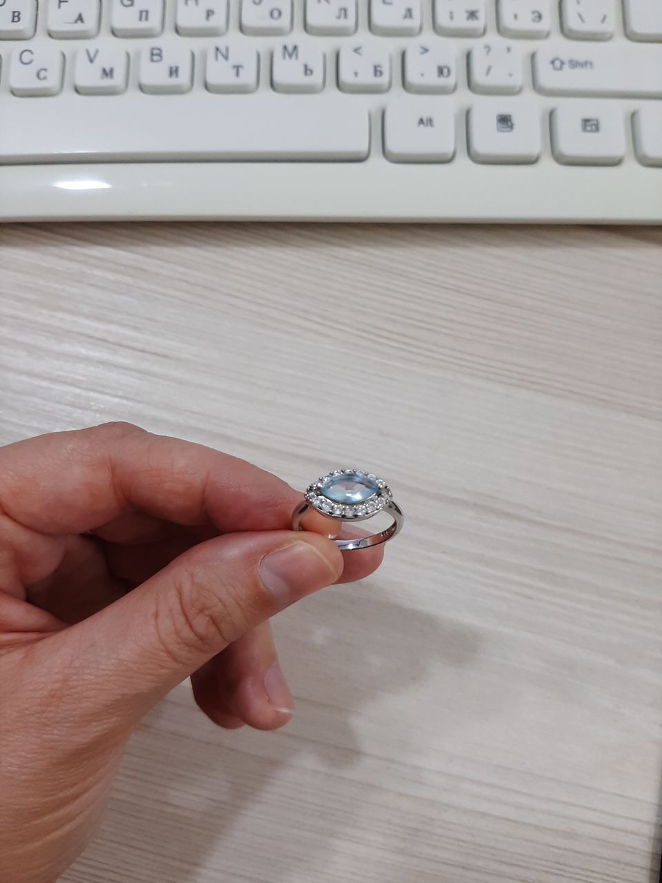 Серебро Новое кольцо кулон с цепочкой