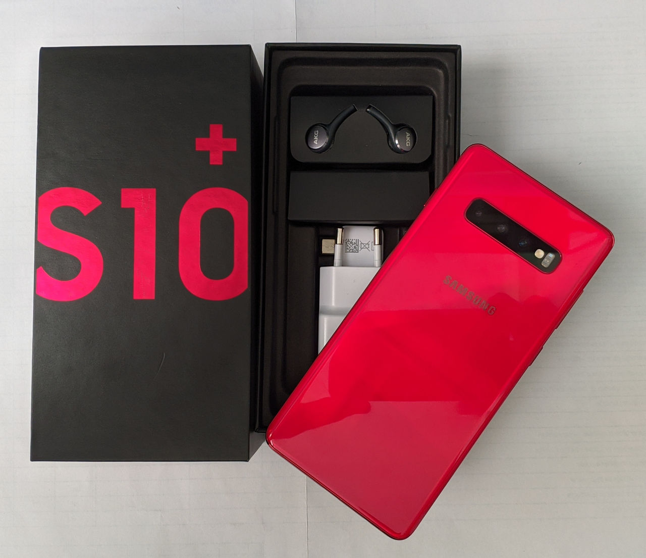 Samsung S10+ (Cardinal Red)