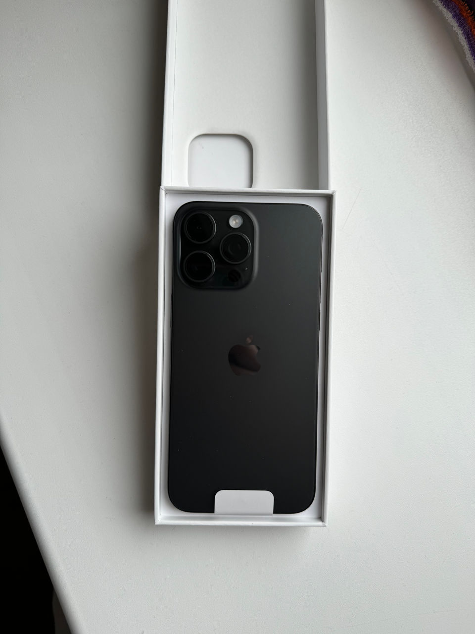 iPhone 15 Pro Max Dual Sim 2 sim card 256GB Titanium Black Nou