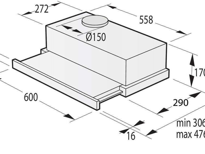 Hotă Gorenje Th64E4Bg