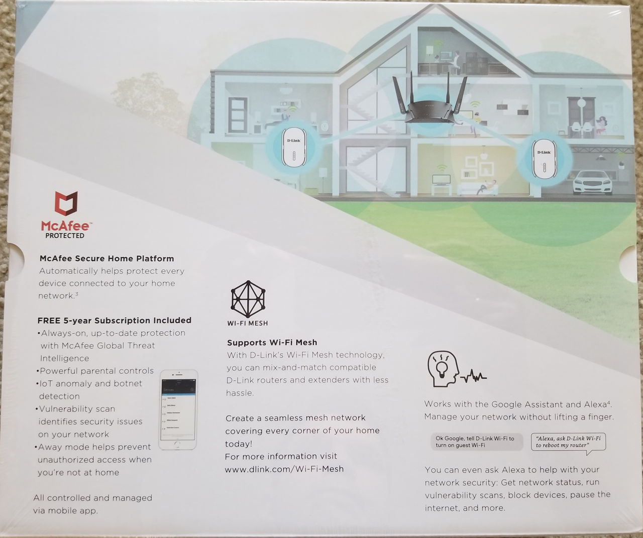 !Mega Wi-Fi Router D-Link ExO AC1900 DIR-1960 Smart Mesh!