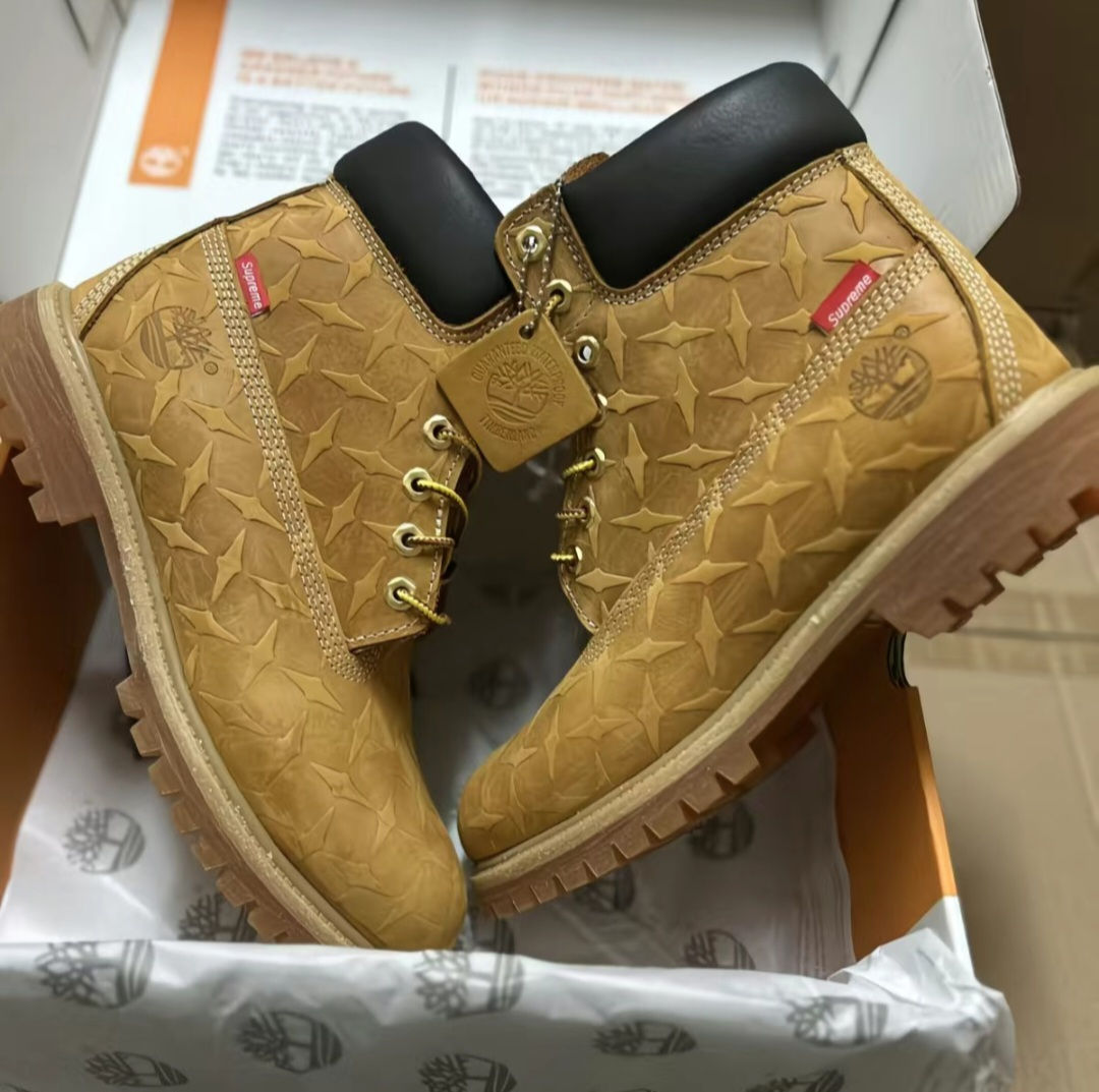 Timberland 6" Premium Waterproof Boot Supreme Diamond Plate Wheat