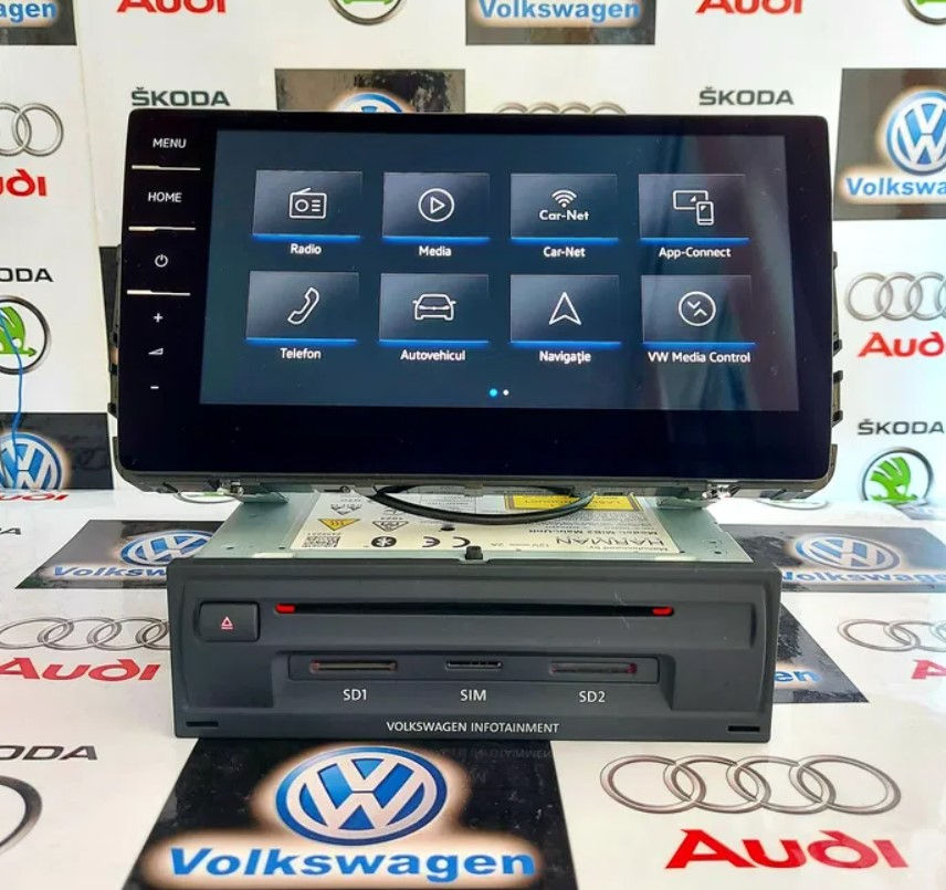 MIB2 VW CarPlay Navigatie Media VW Golf 7 Passat B8 MIB 2 8" 9.2"