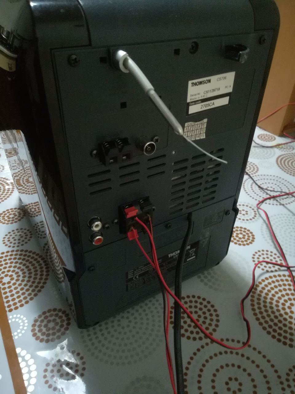 Thomson Intuiva AM/FM RDS Receiver. wireless/mp3/5CD/usb