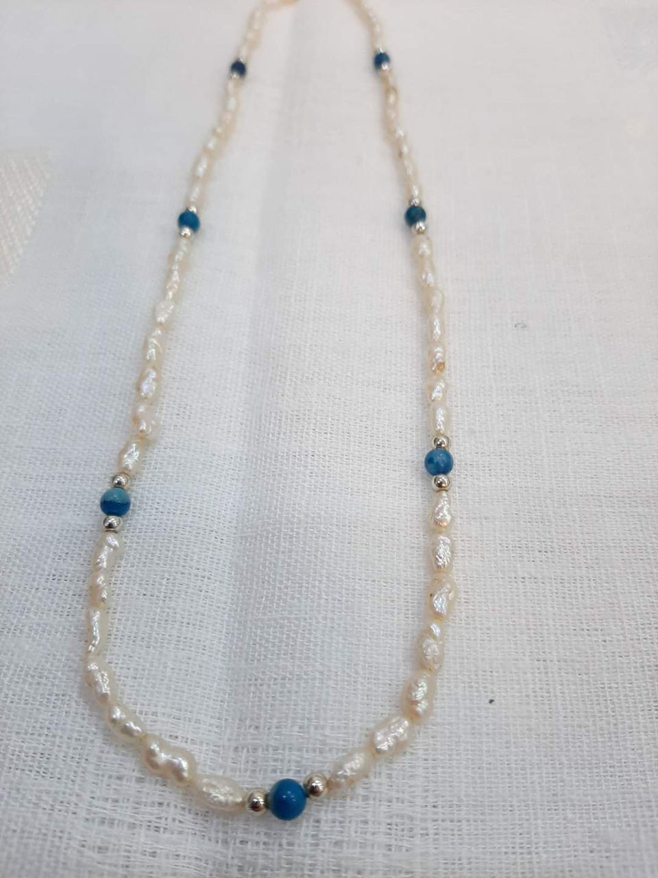 Colier Perle naturale de riu.