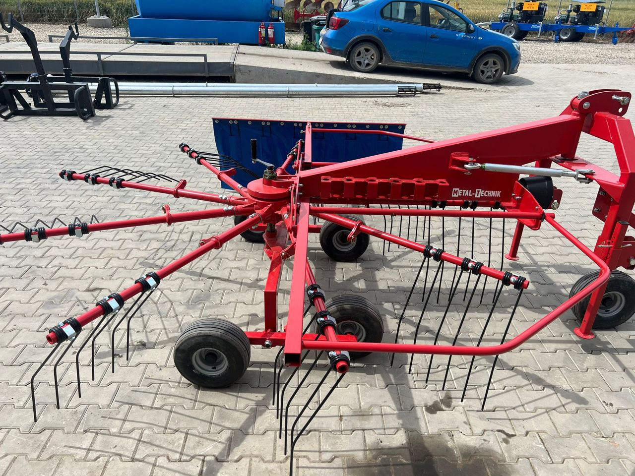 Grebla de adunat fan Metal Technik – 3,5 m (Noua) + Video