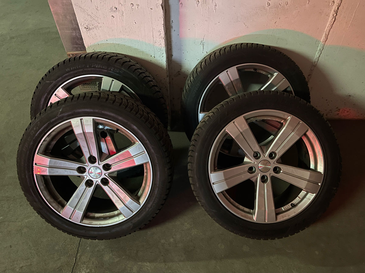 Jante + anvelope hankook 245/45 r18 .Au fost utilizate un sezon pe ...