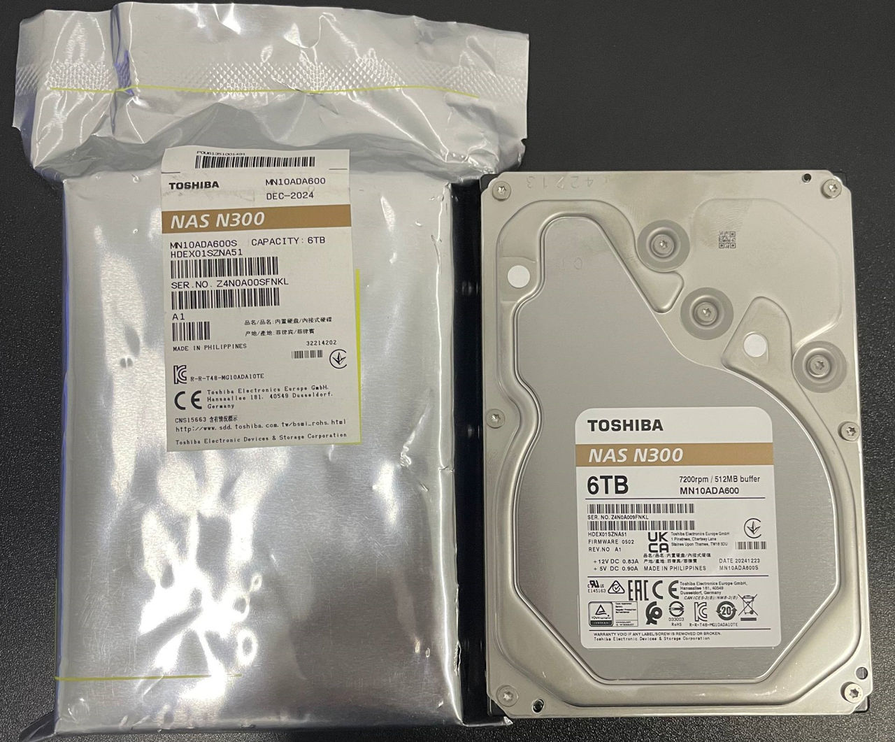 Toshiba NAS N300 6.0TB