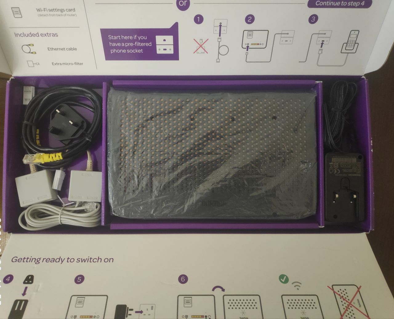 Router Wi-Fi Hub Sagemcom Fast5364 (TalkTalk UK )