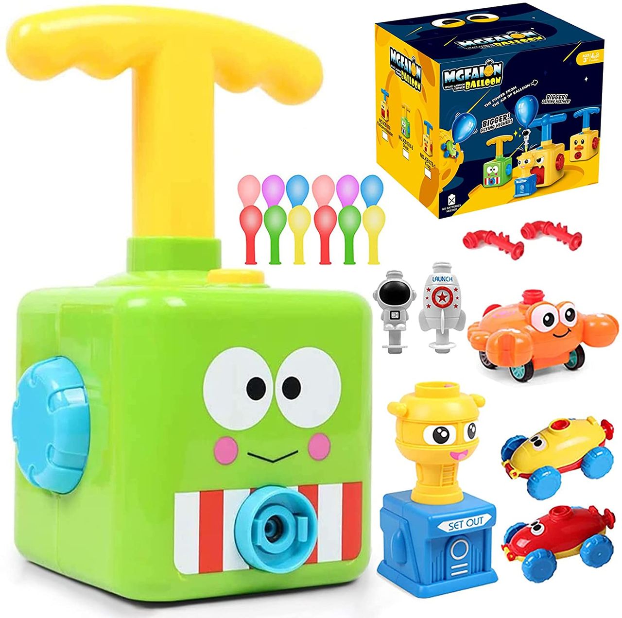 Реактивная машинка с воздушным шариком / Jucarie Interactiva Lansator ...