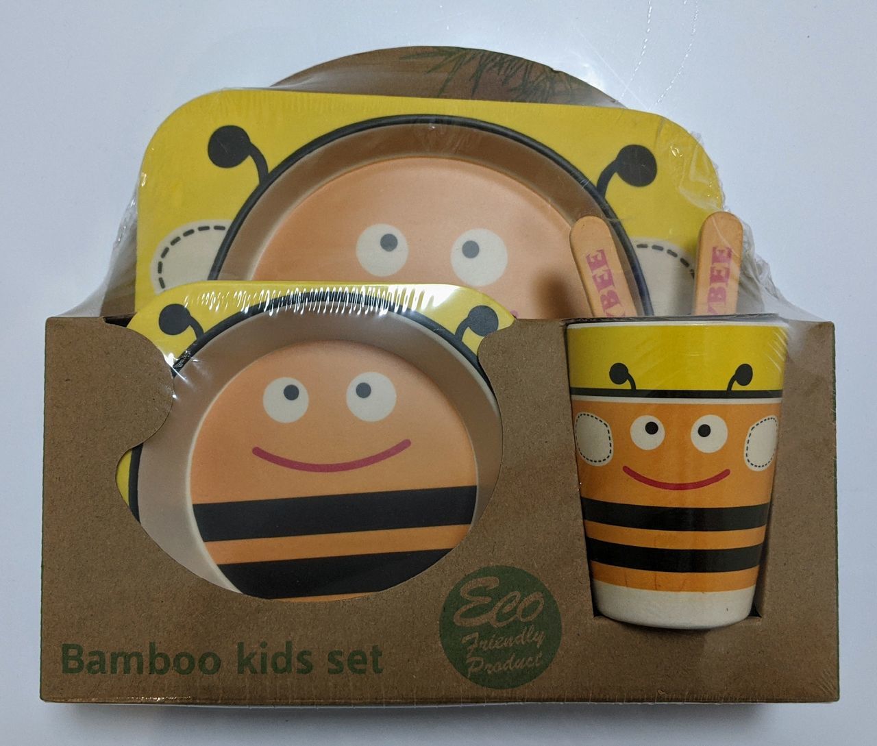 Детская посуда Bamboo kids set!!!