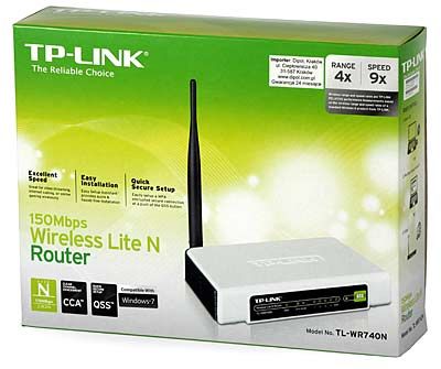 Wi-Fi роутер TP-LINK TL-WR740N