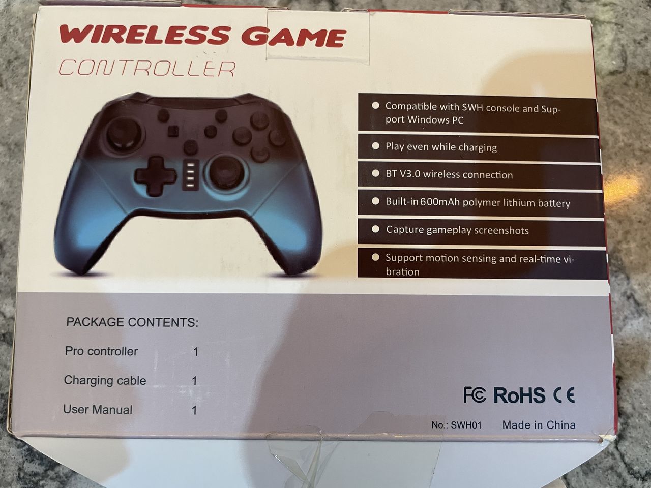 wireless game controller rohs(джостик) new