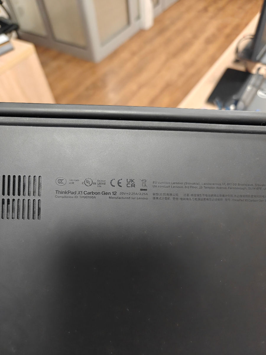 Lenovo ThinkPad X1 Carbon (12th Gen, 14, Intel)