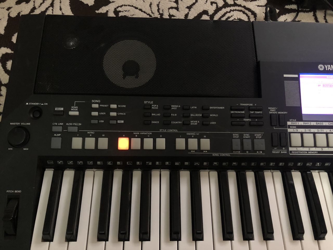 Yamaha PSR-S550!
