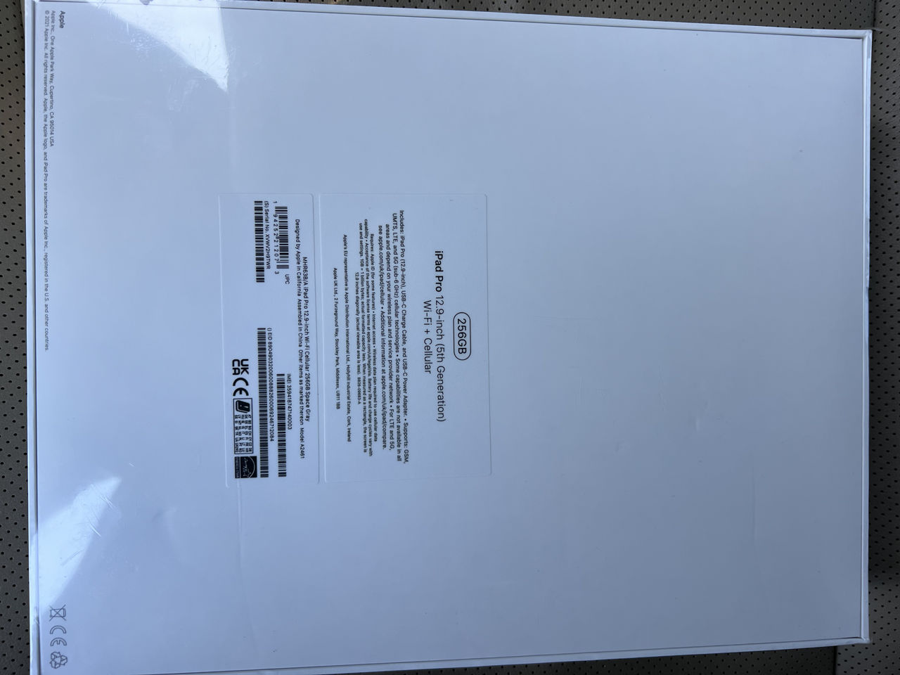 iPad Pro 12.9 model A2461 5th 2021 M1 256Gb Cellular + Wi-Fi цвет Space ...