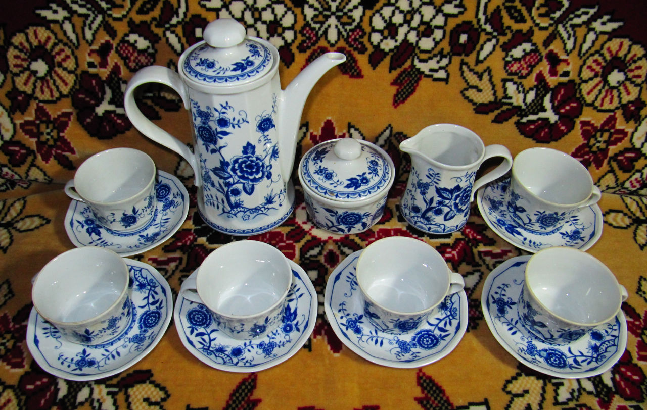 Кофейный сервиз "Рапсодия ". Kahla. ГДР на 6 персон.