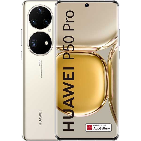 Telefon Huawei P50 Pro, 256gb, 8gb Ram, Dual Sim, Cocoa Gold
