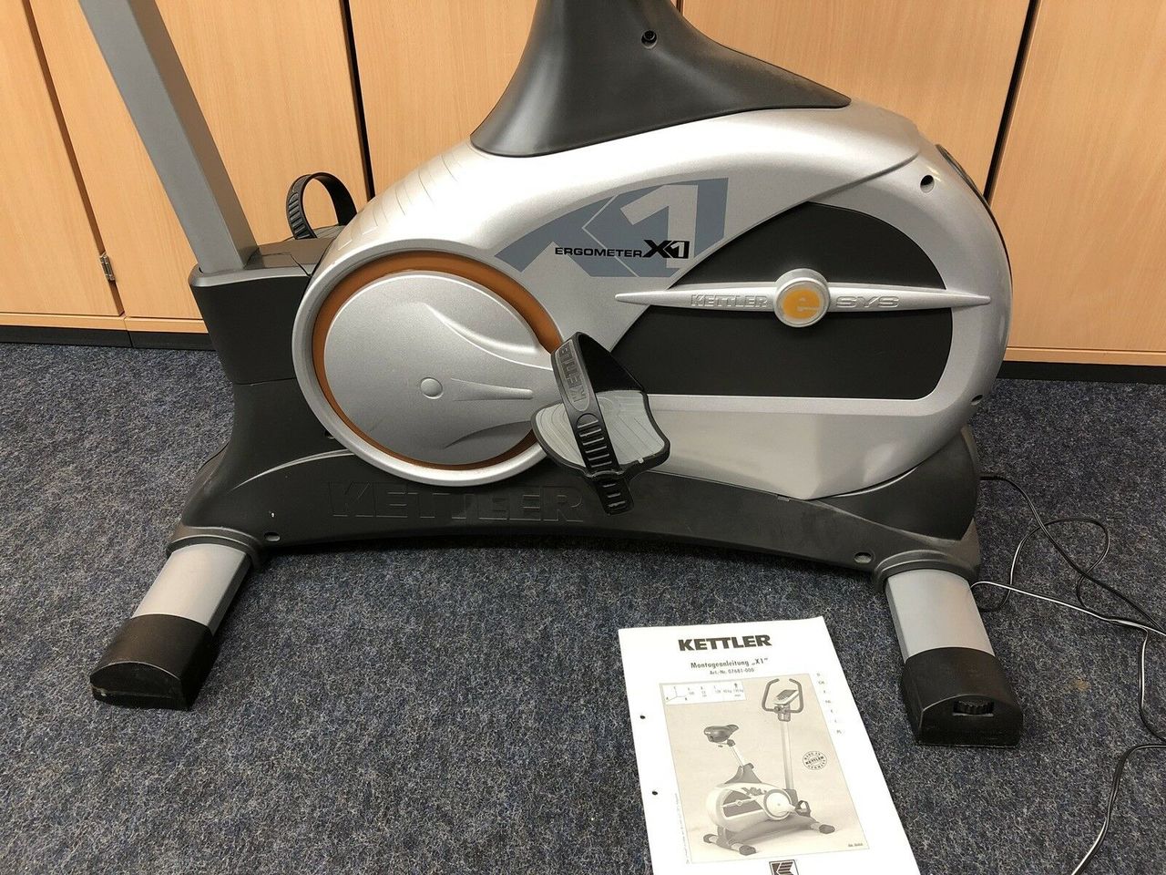 Велотренажер Kettler X1. Bicicleta de exerciții.