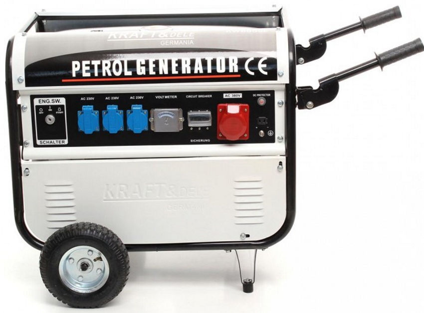 Generator pe benzina cu un motor puternic