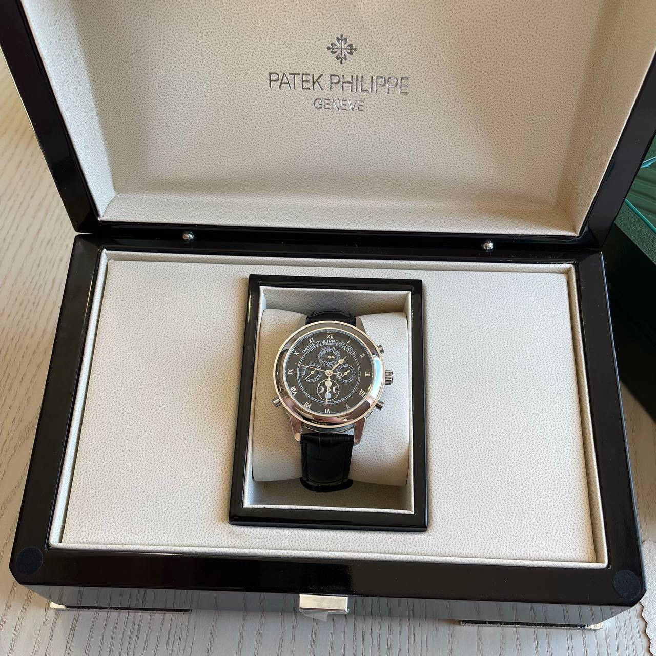 Patek Philippe Sky Moon Silver Black