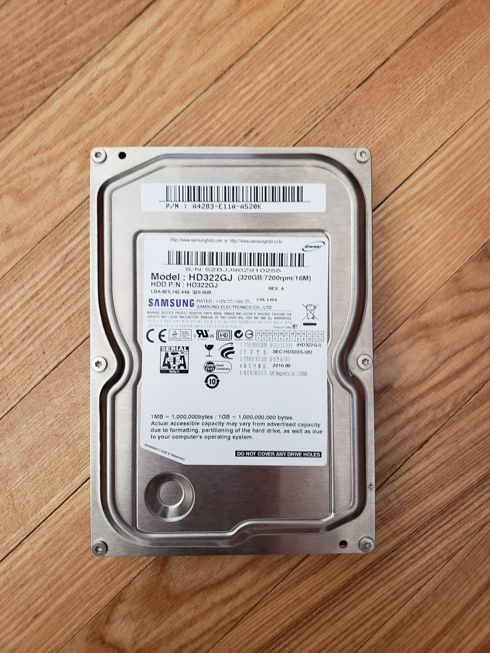 HDD Samsung 7200RPM 320G