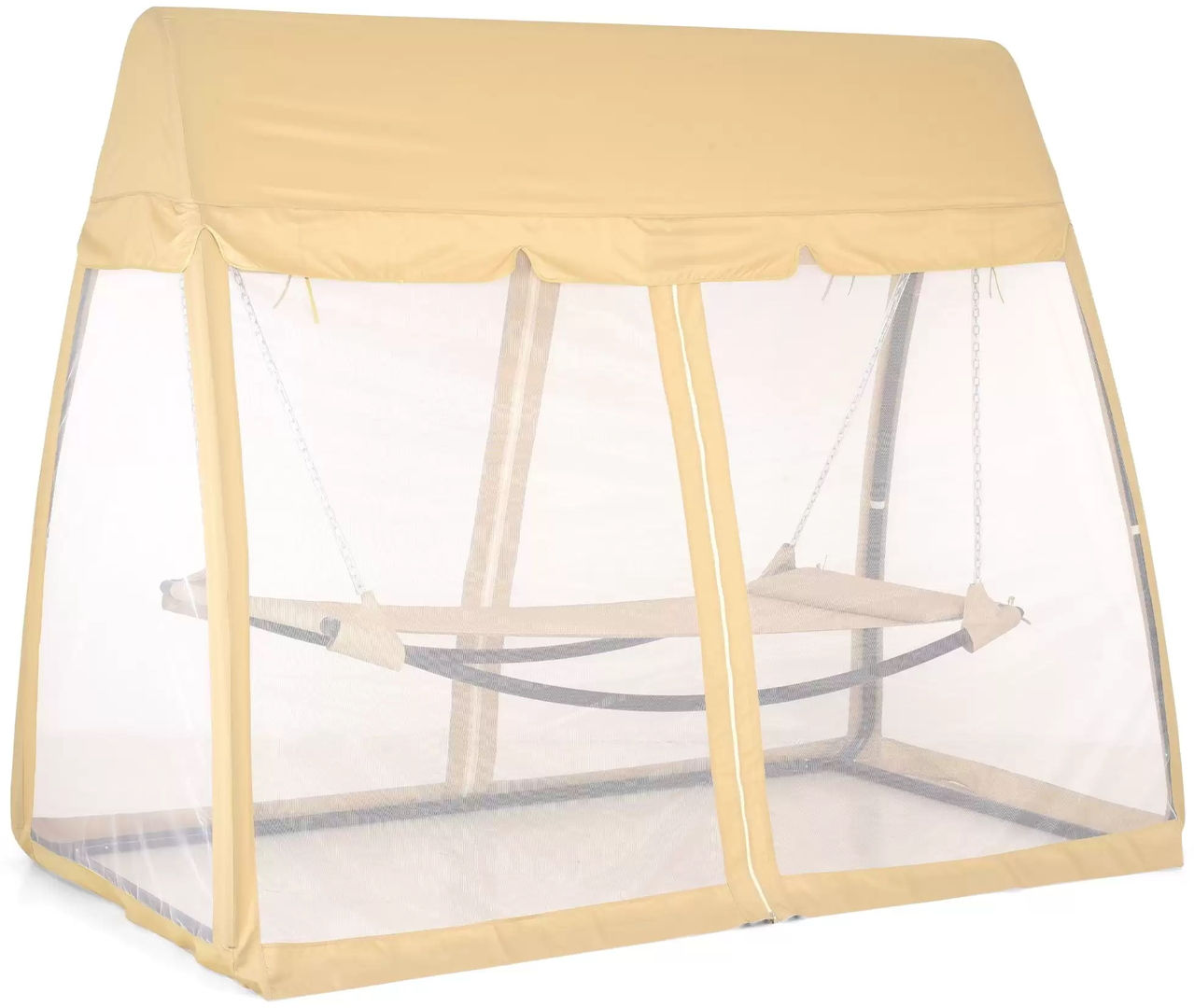 Hamac-leagan de gradina cu plasa