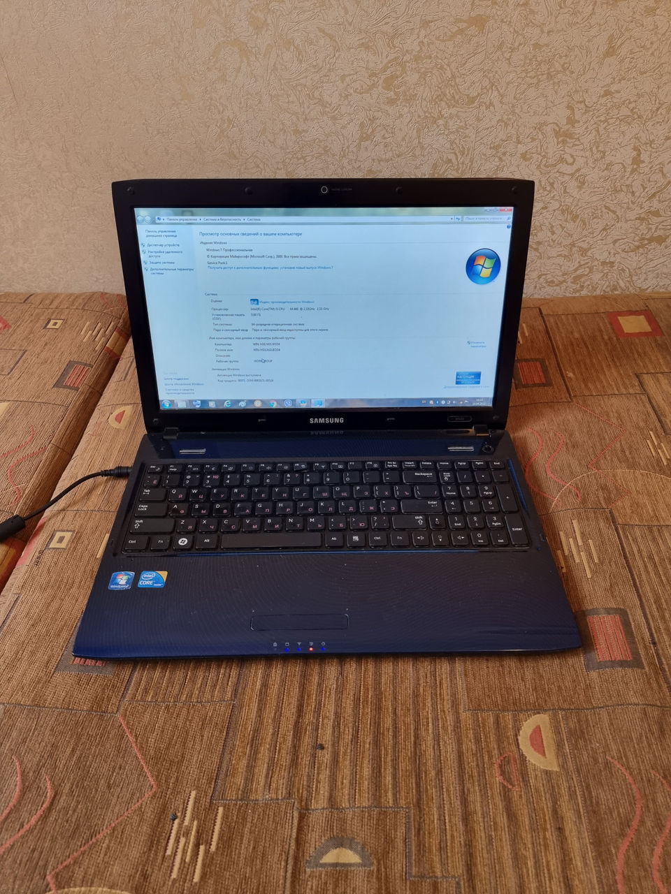 Samsung R580 i5 RAM 3GB HDD 320 GB