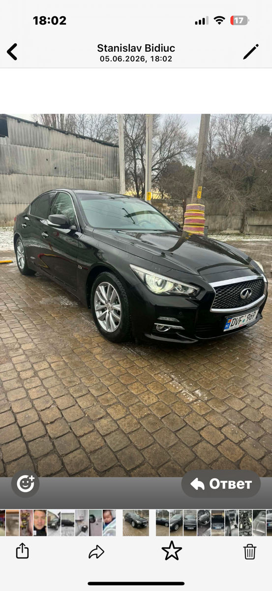 Infiniti Q50 an. 2014 cu rulaj 150 km, Diesel, 7500