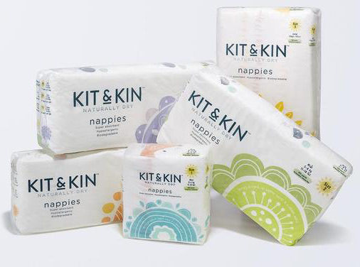Scutece eco hipoalergenice Kit&Kin 1 (2-5 kg) 40 buc