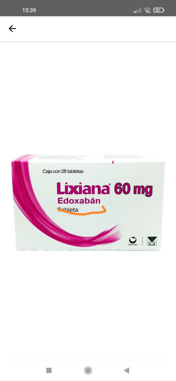 Edoxaban 60 Lixiana