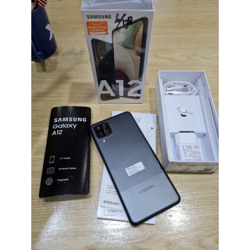 Samsung Galaxy A12 A125 Dual Sim 4/128GB, Black 165 euro новый телефон