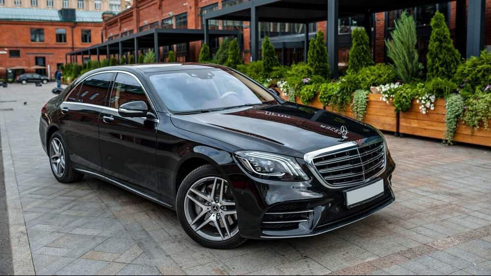 Cortegiu Mercedes-uri albe&negre / Кортеж Мерседесы белые & черные (2)