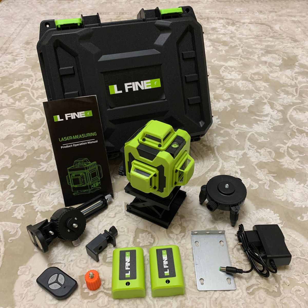 Laser 4D Fine LLX-360 16 linii + magnet + 2 acumulatoare + garantie ...