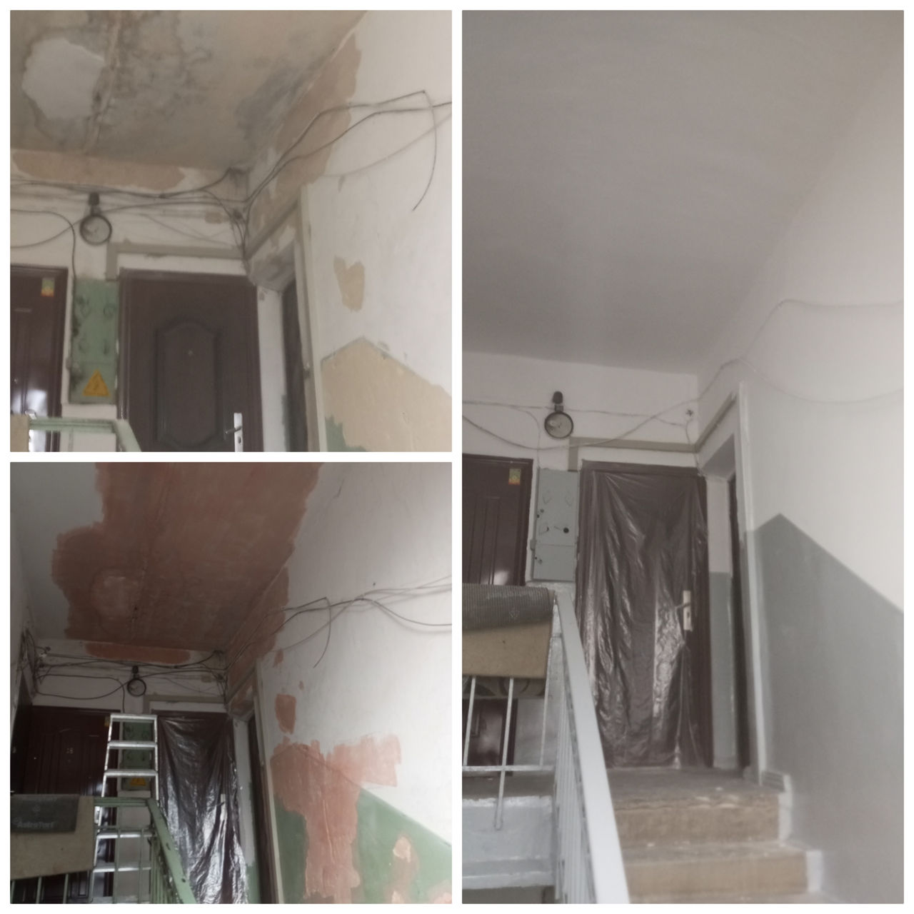 Reparatie in scara blocului