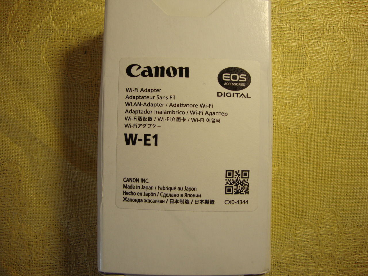 Canon W-E1 Wi-Fi Adapter NOU Sigilat!!! Pret: 400 lei.