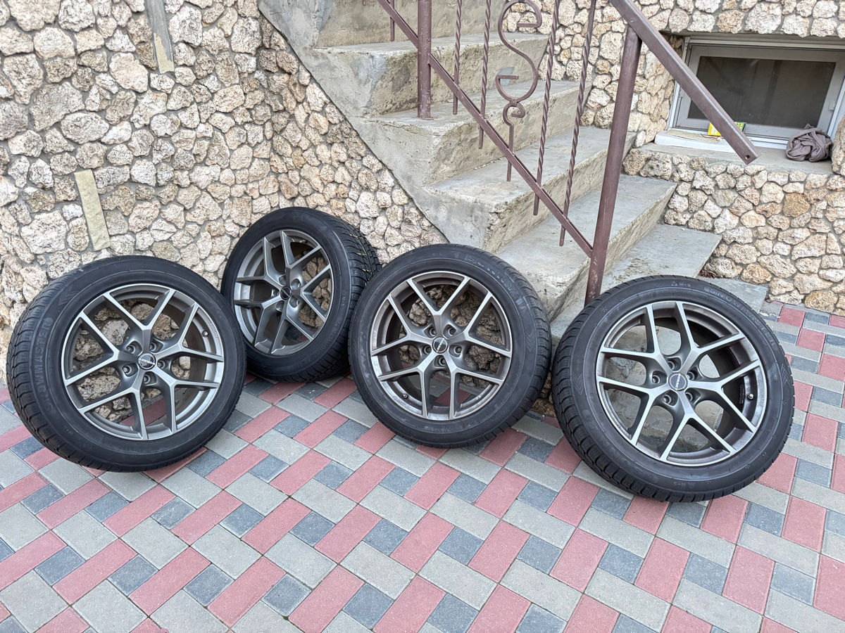 Jante Borbet R18+ anvelope iarnă 225/55 R18 M+S