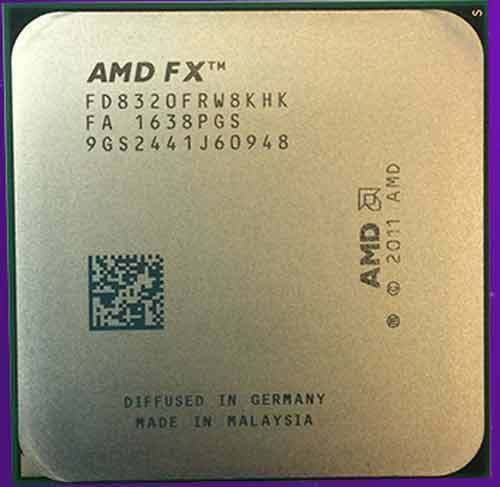 AMD FX-8320 Vishera 8-Core 3.5 GHz (4.0 GHz Turbo) Socket AM3+, 125W ...