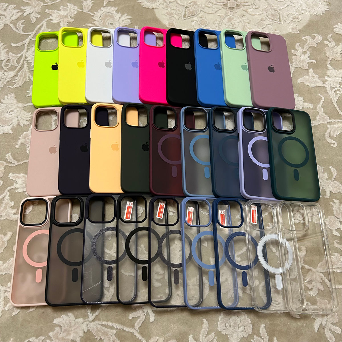 Huse iPhone 16 15 14 13 12 11 Pro Max Plus / MagSafe Case / sticle ...