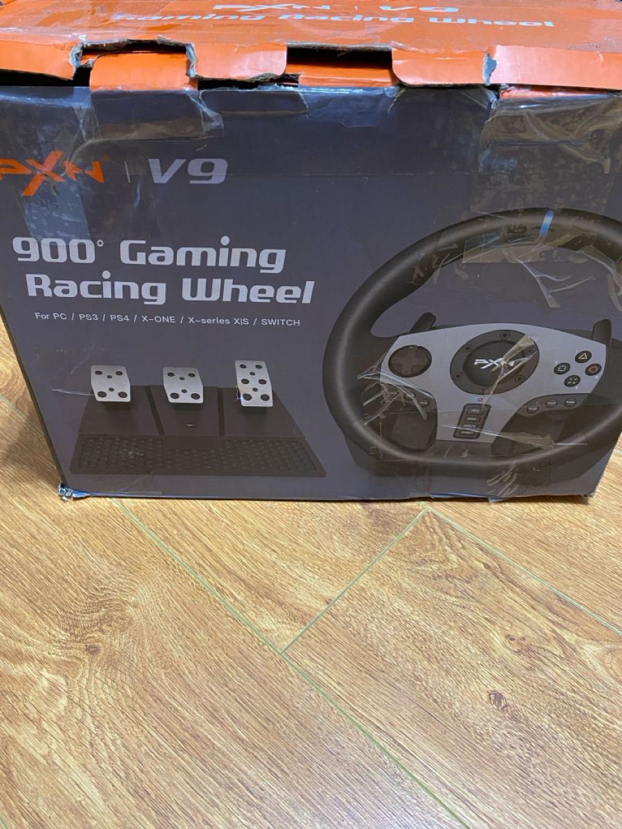 Игровой Руль PXN Racing Wheel Steering Wheel/Shifter/Pedals 270/ 900