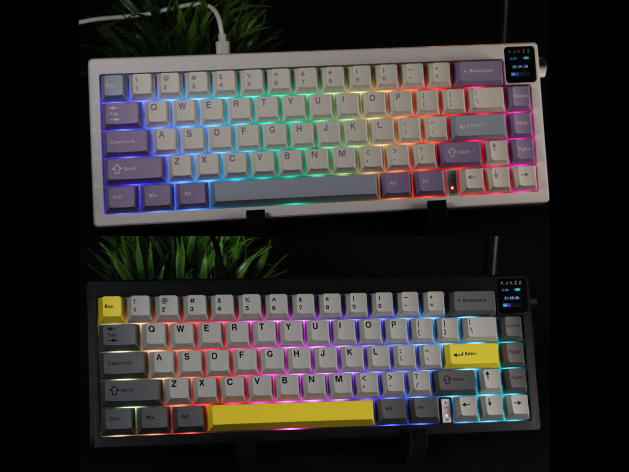 [Новая] Ajazz AK650 Pro Механическая Клавиатура (Bluetooth/2.4GHz/Type ...