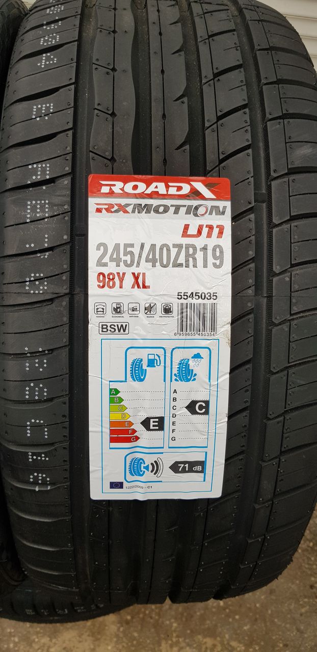 275/35/19 245/40/19 Roadx