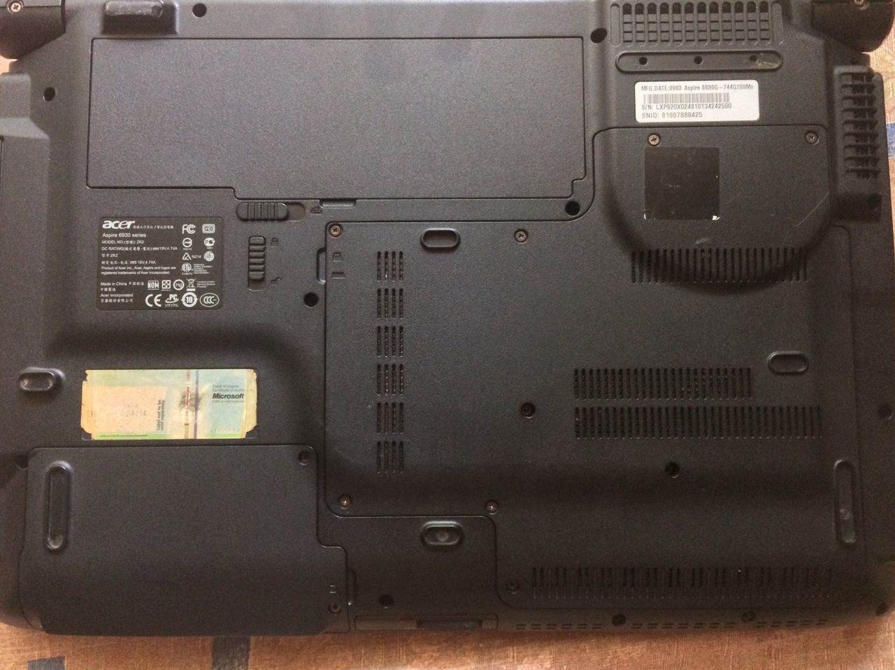 Acer Aspire 6930, stare foarte buna