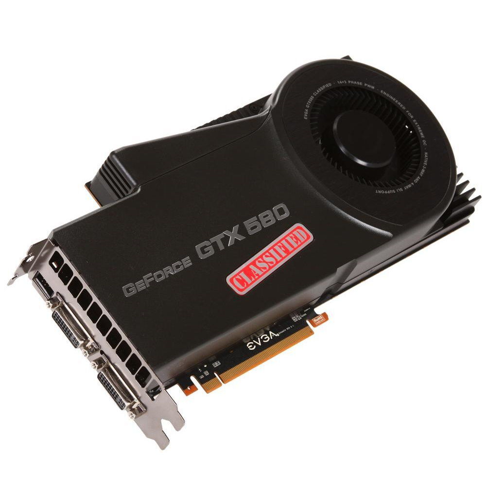 Placa video PCI-E EVGA NVIDIA GeForce GTX 580 3Gb/384bit GDDR5