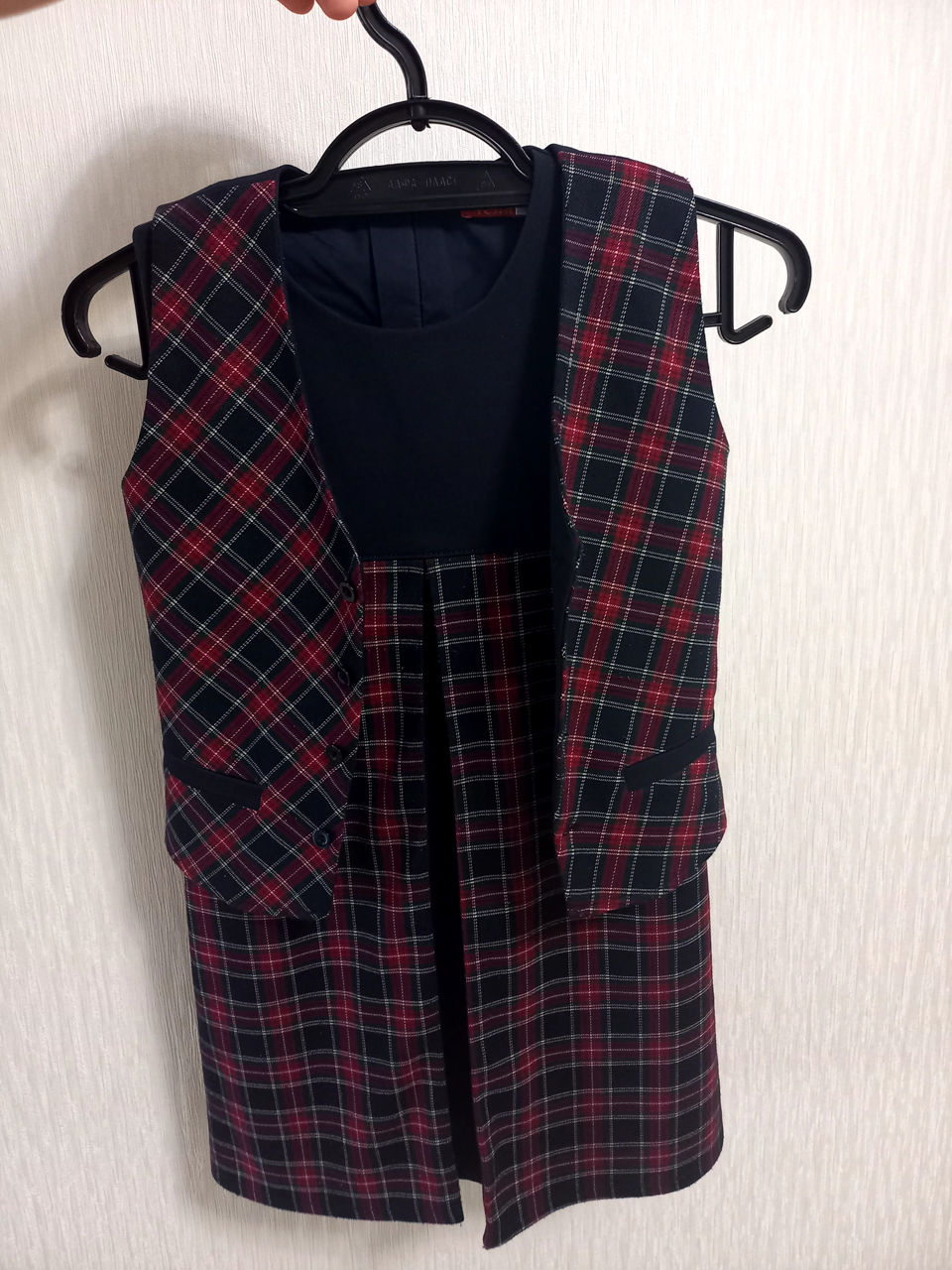 Sarafan si jaleta pentru scoala marimea 128 cm ambele