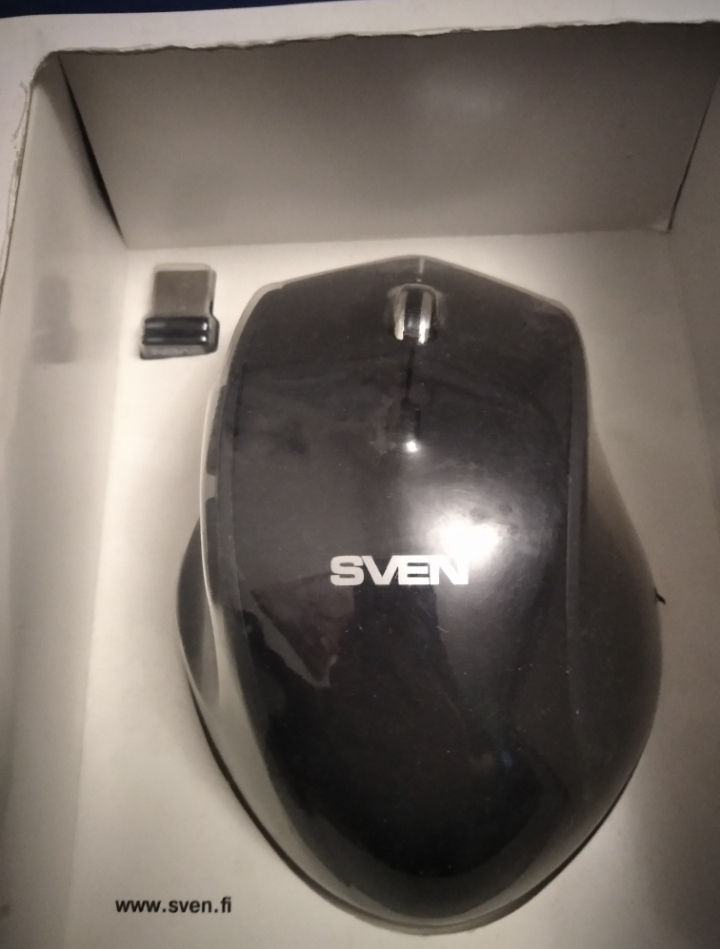 Mouse Wireless SVEN RX-525 Silent, 2.4GHz, Laser 800-1600dpi, Dark Grey ...