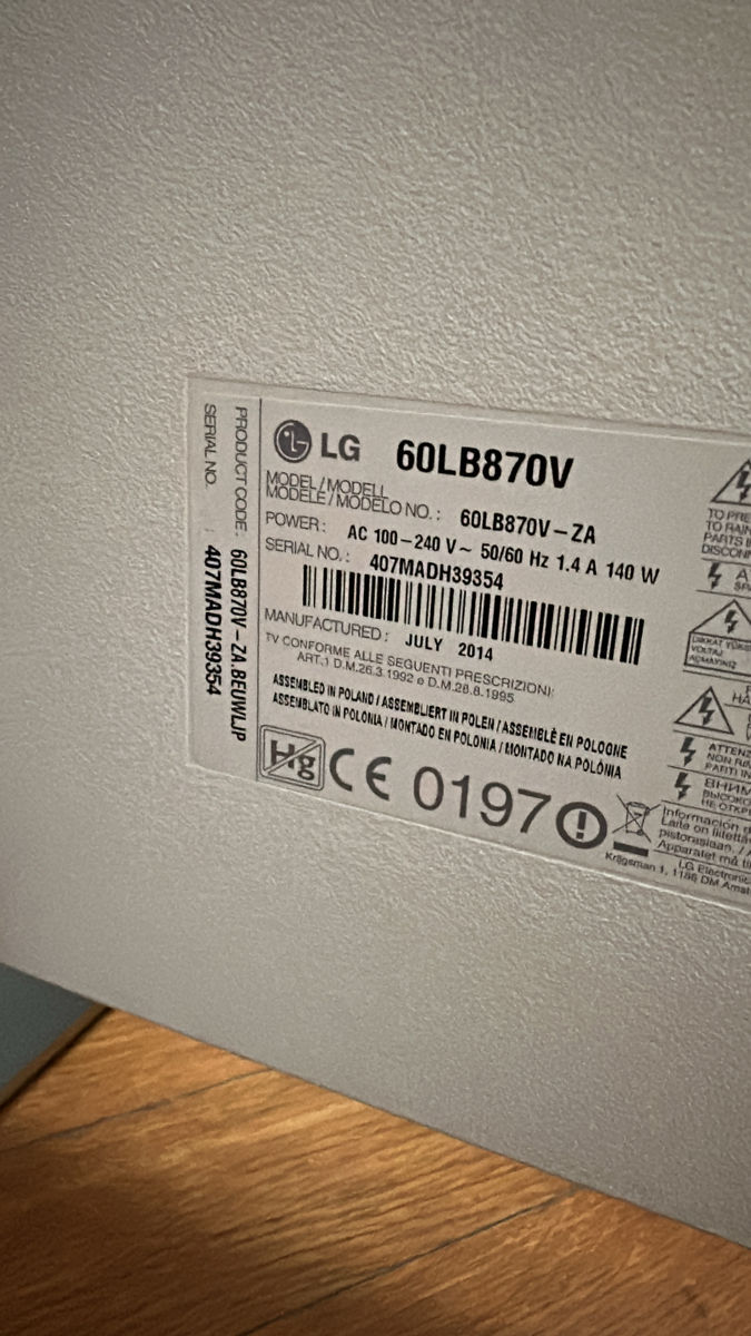 LG 3D WebOS Sart TV FHD LED 1920x1080 DVB-T2/C/S2,Wi-Fi,LAN Soundbar ...