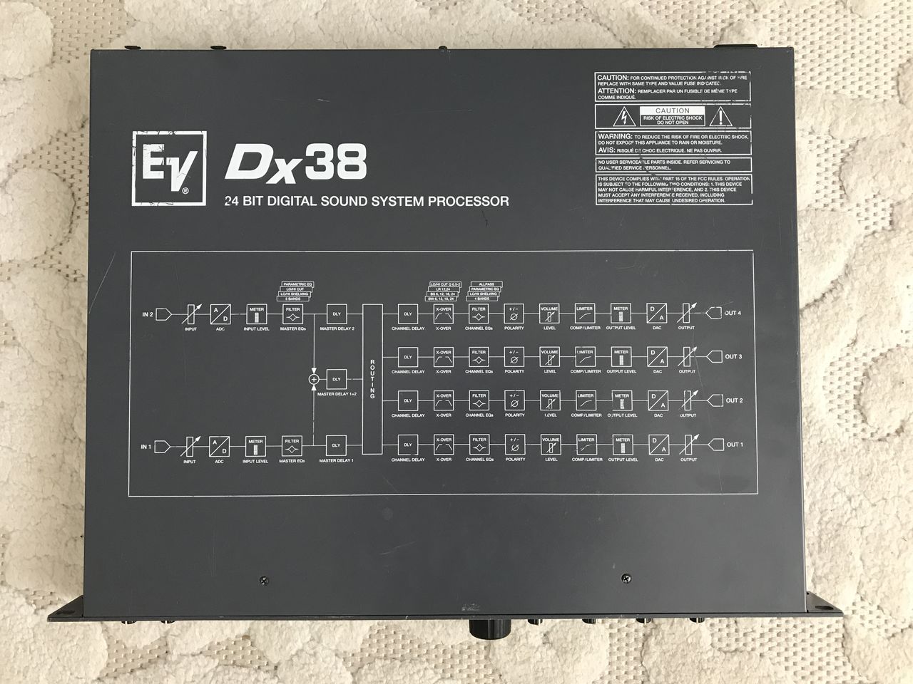 Electro-Voice EV Dx 38 - Processor, crossover