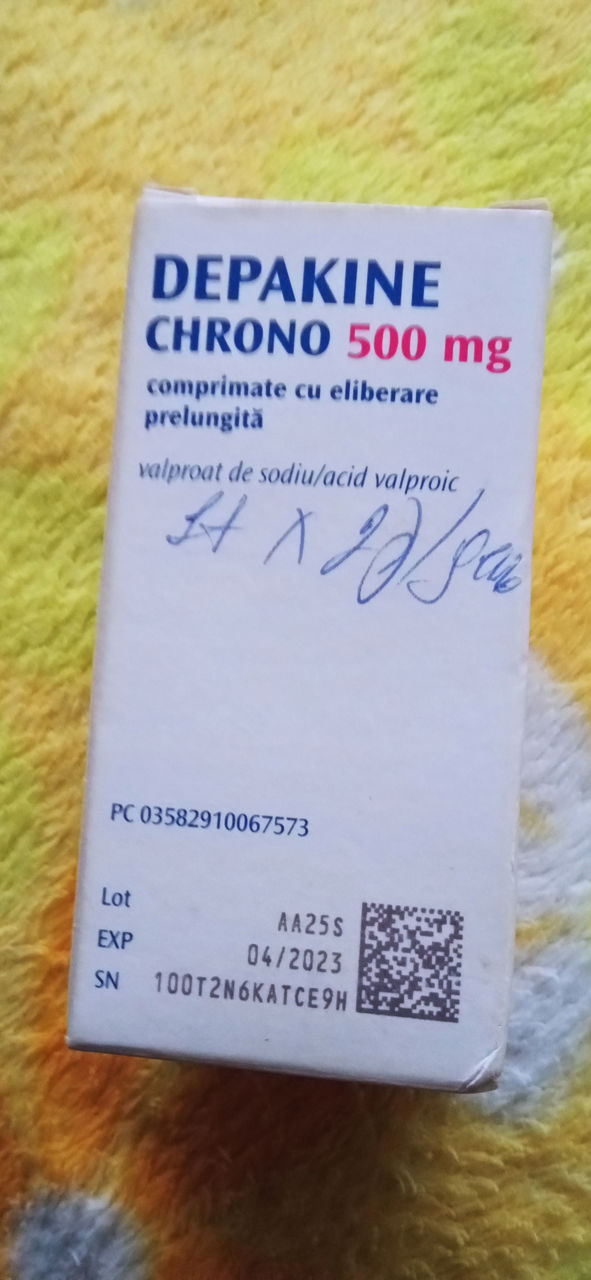 Противосудорожные Depakin chrono 500mg